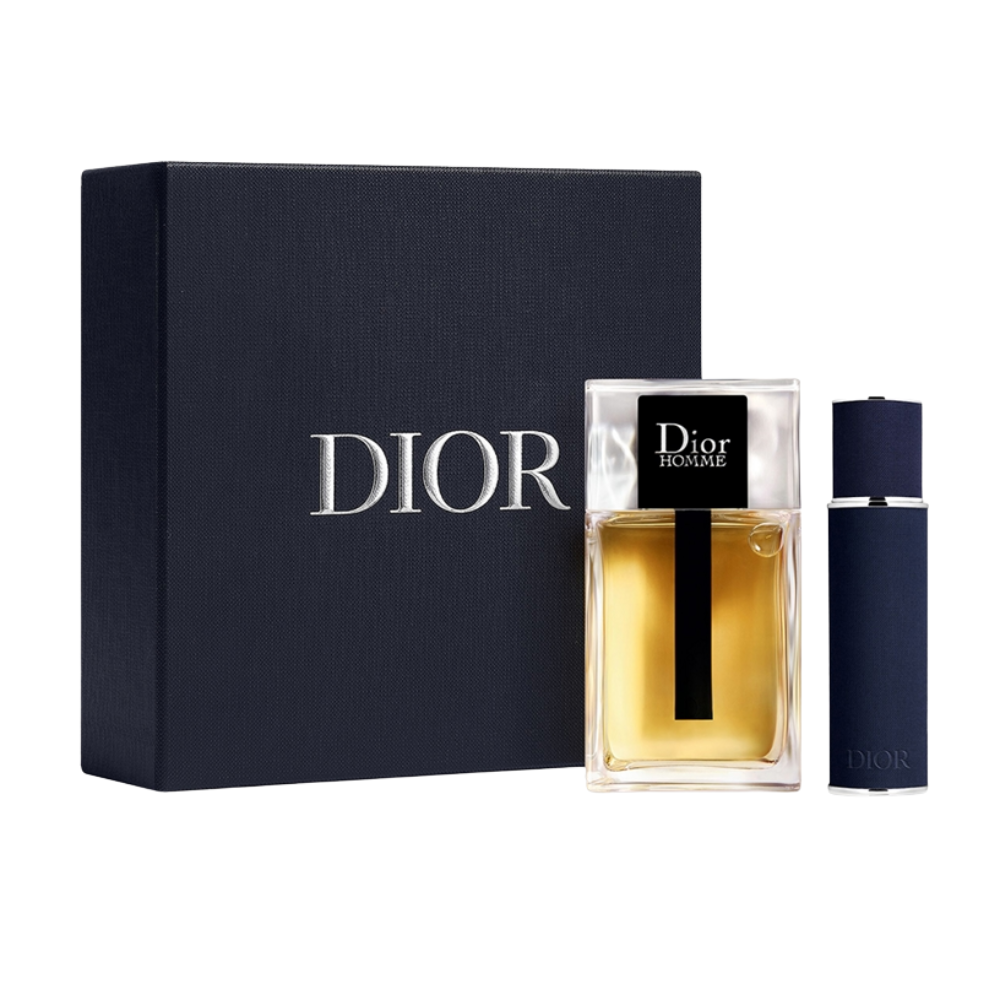 Perfume Dior Homme Edt 100ml + 10ml Recargable Set 2 piezas Hombre